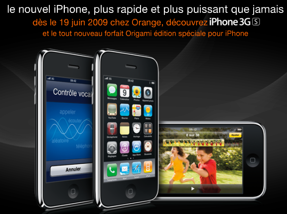 Iphone 3G S - Orange dévoile les forfaits ! - Planete-Buzz