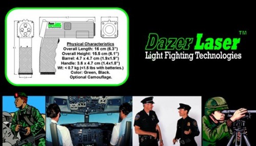 Le Dazer Laser, nouvelle arme de la police américaine - Planete-Buzz